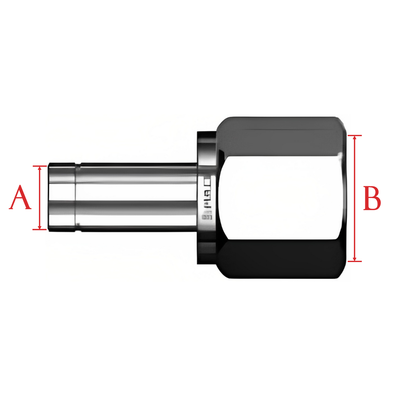Superlok A (O.D.) Tube Stub X B (FNPT) Female Adapter Stainless Steel ...