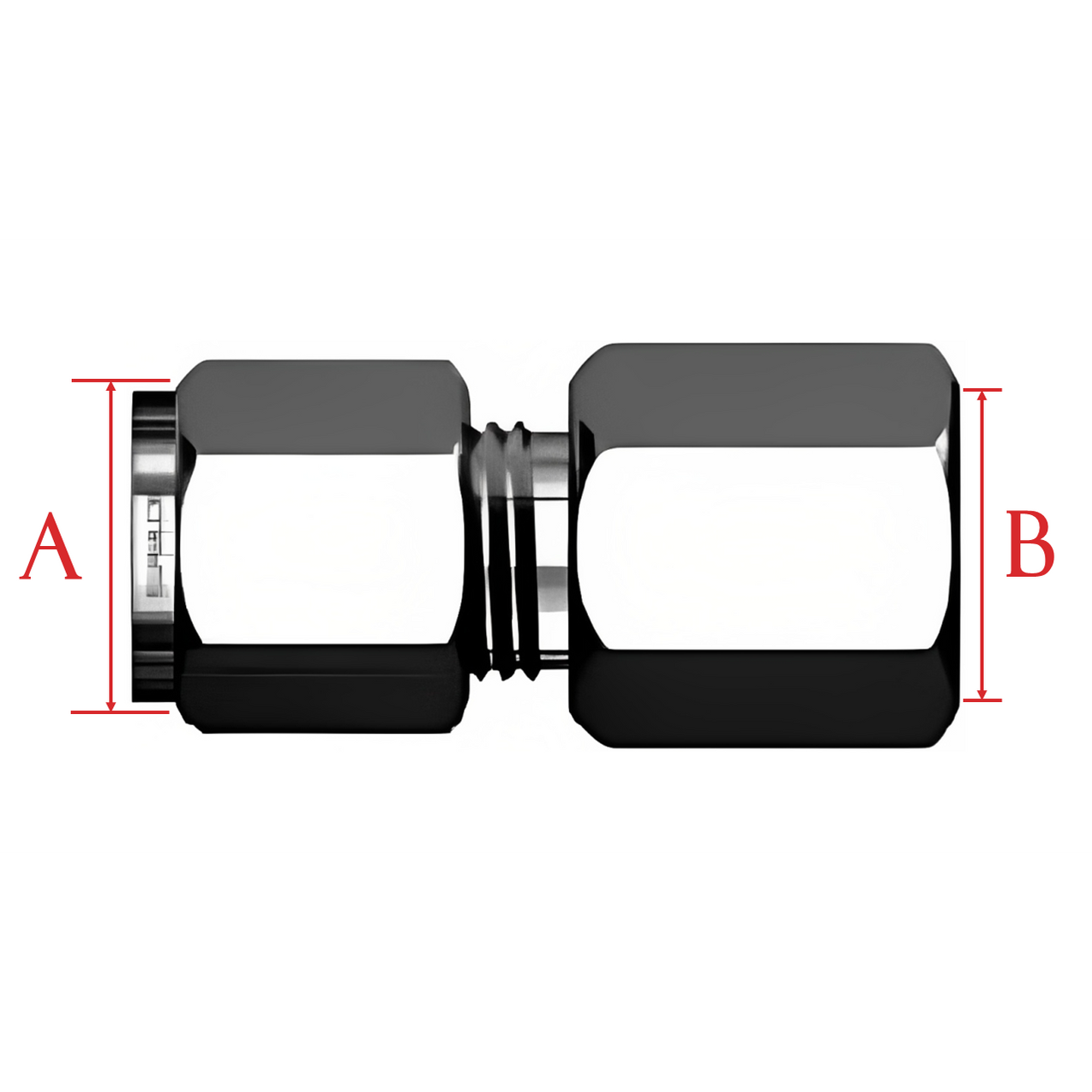 Superlok A (O.D.) X B (FBSP) Parallel Gauge Connector Stainless Steel ...