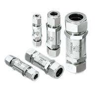 Superlok SS316 1/4" O.D, #1 PSI Spring, Check Valve, 3000 PSI | Ace ...